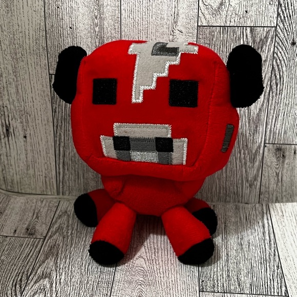 Mojang | Toys | Mojang Minecraft Mooshroom Red Cow Plush Stuffed Animal ...